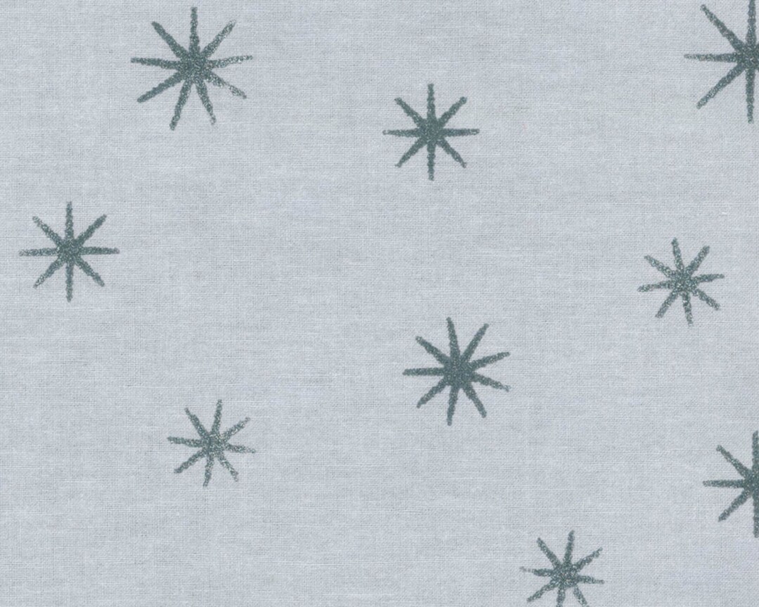 Shining Star - Metallic Grey With Metallic Accents From Galaxy Fabric ...