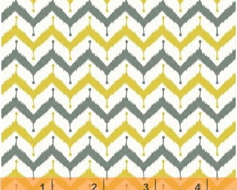 Kinetic Zig Zag Yellow by Another Point of View From Windham Fabrics - Etsy