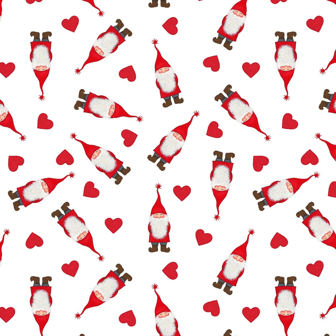 Tomten’s Village - Tomten and Hearts White by Eva Melhuish From Lewis ...