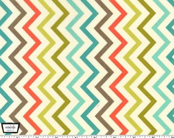 Jug or Not - Mini Chic Chevron - Retro From Michael Miller - Etsy