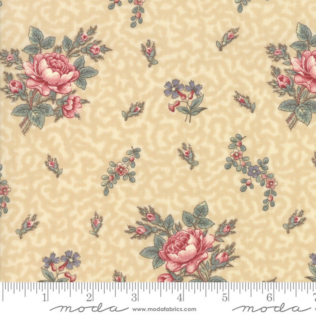 Regency Romance - Floral Floral Toss Middleton Natural by Christopher ...