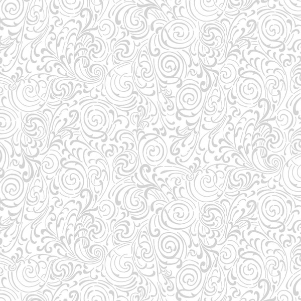 White Swirl Fabric - Etsy