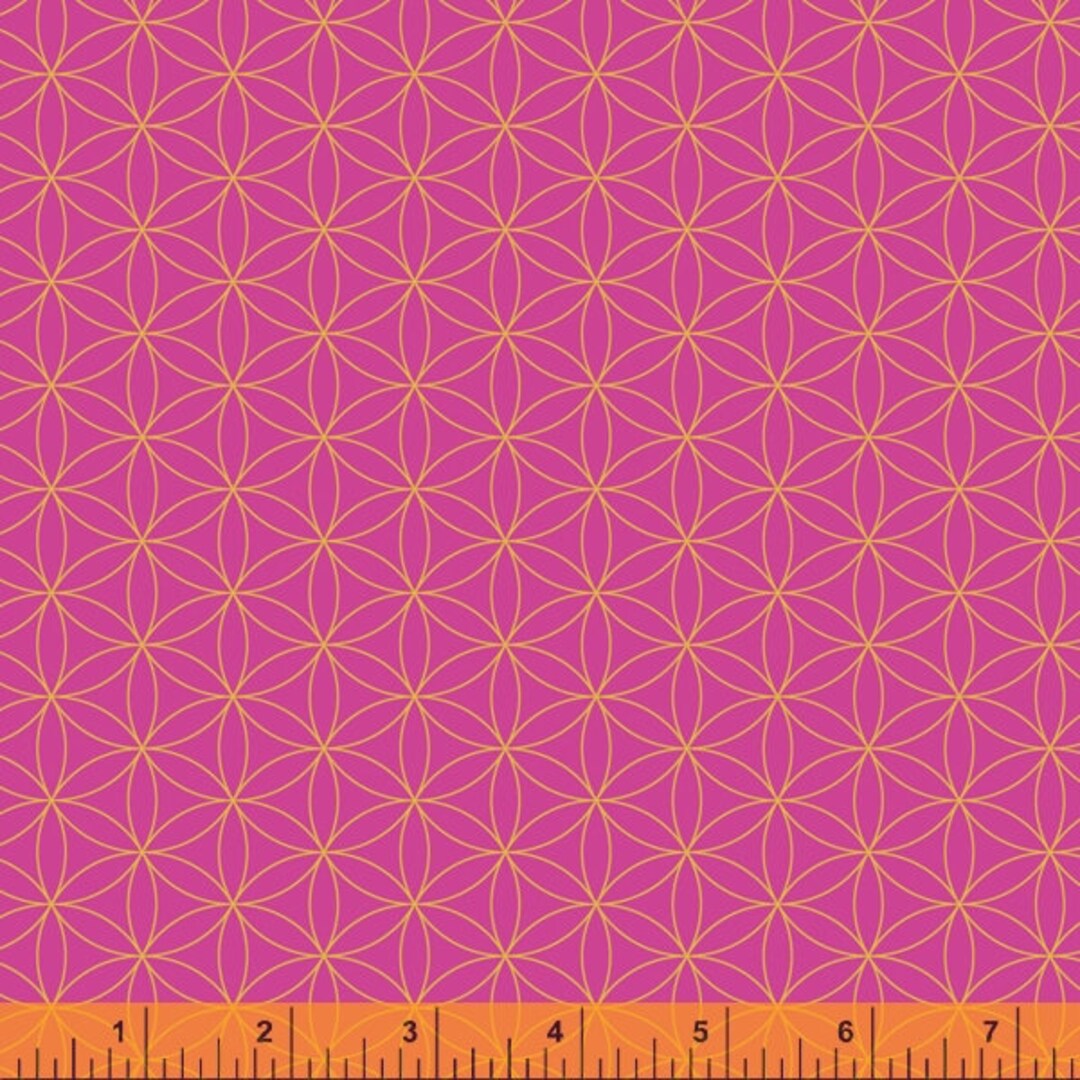 Orbit - Flower of Life Pink Metallic by Whistler Studios From Windham ...