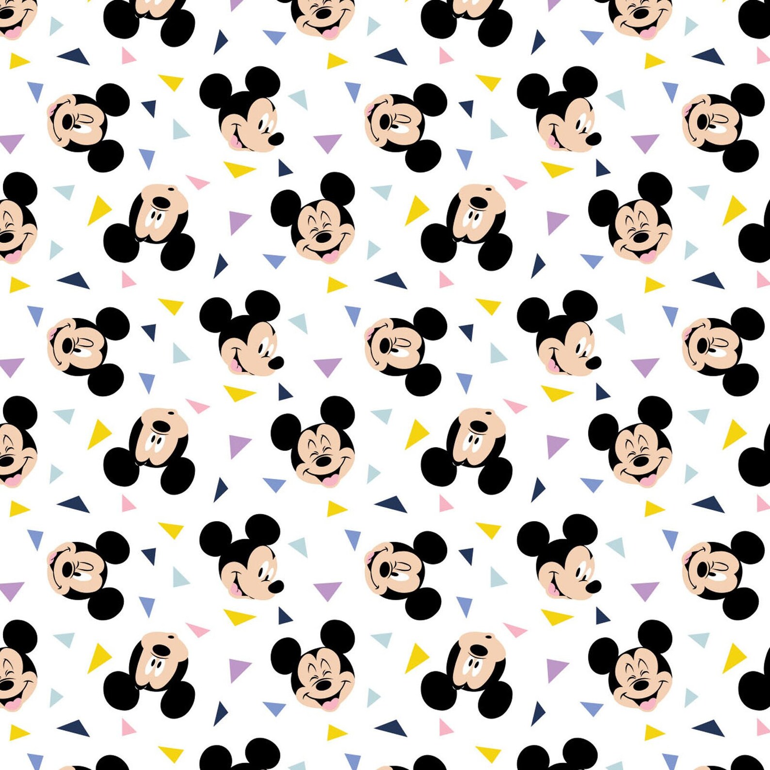 Mickey Confetti Toss FLANNEL White From Camelot Fabrics - Etsy