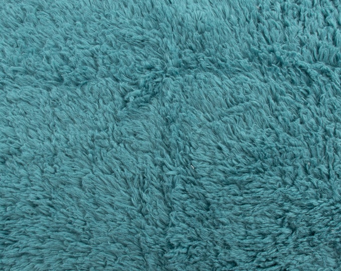 Organic SHERPA Solid Pacific Blue From Birch Organic Fabric 3/4 Yard - Etsy