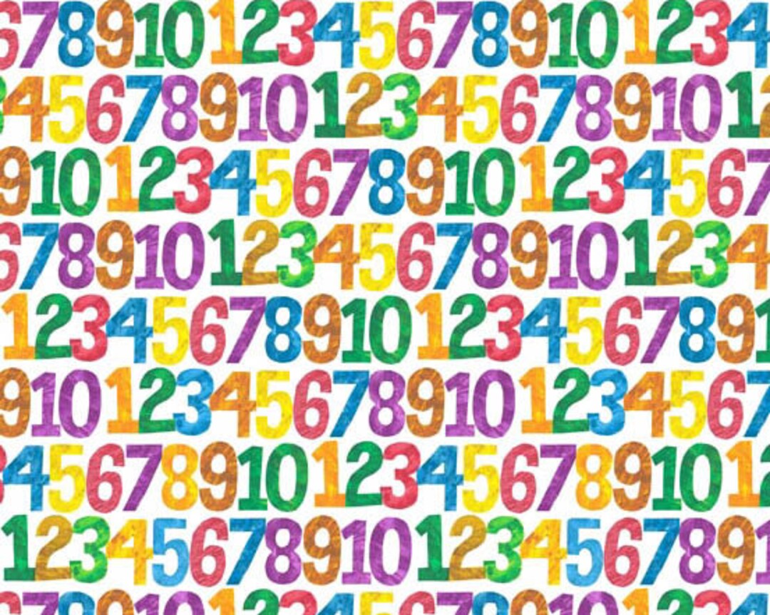 The Very Hungry Caterpillar - Numbers White by Eric Carle From Andover ...