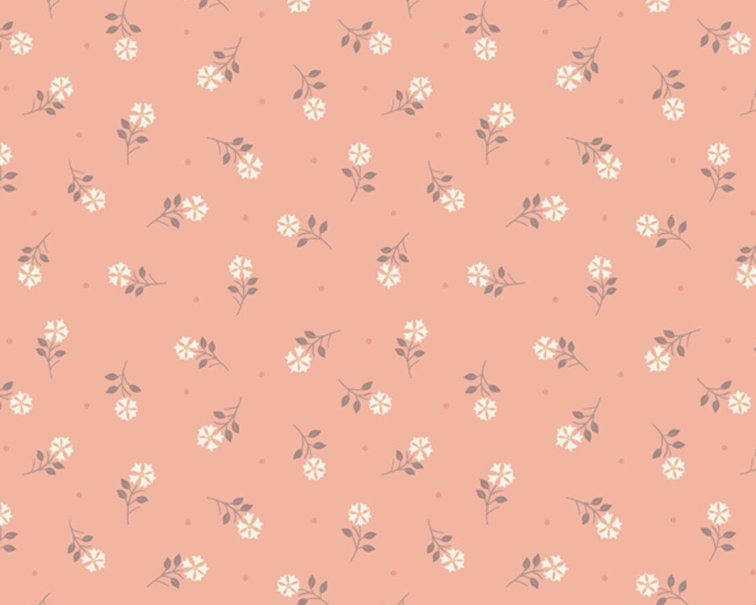 Flo’s Little Flowers - Tiny Flower Peach From Lewis and Irene - Etsy