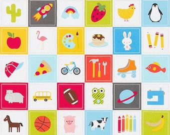 I-spy Panel Spring by Ann Kelle From Robert Kaufman Fabric | Etsy