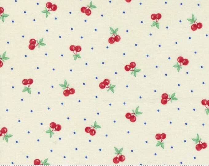 30s Playtime Cherries Eggshell Natural 33631 11 by Chloes Closet From Moda Fabrics - Etsy