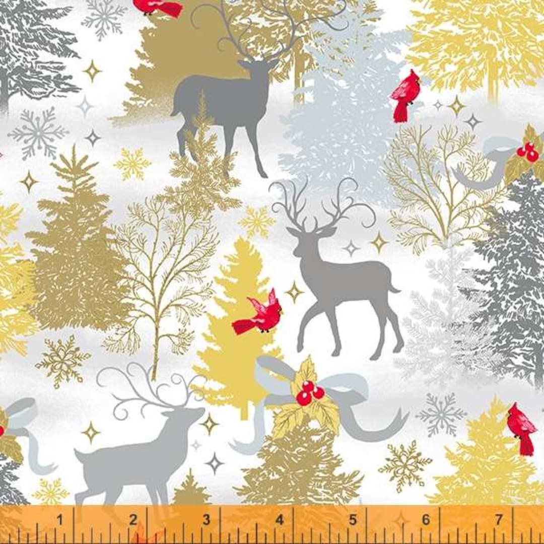 Frosted Forest - Forest Gathering White by Whistler Studios From ...