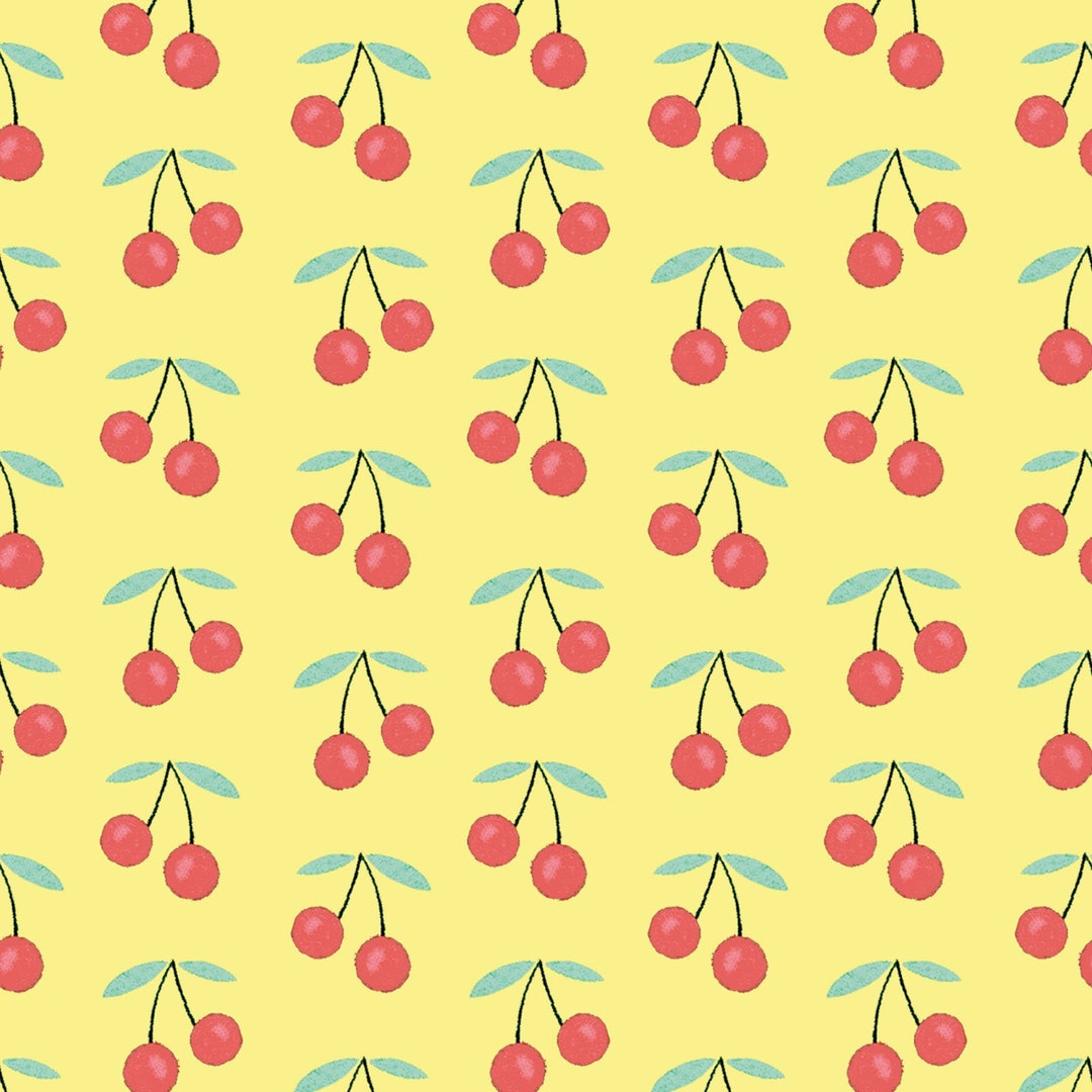 Summerlicious - Cherries Lemon From Studio E Fabrics - Etsy