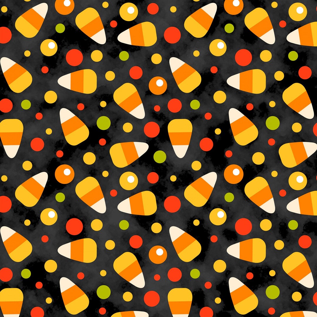 Halloween Candy Corn From David Textiles Fabric - Etsy