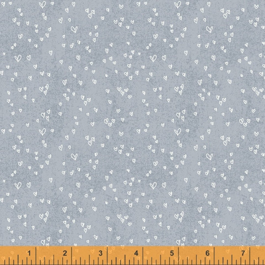 Forest Fairies - Tiny Hearts Grey by Katherine Quinn From Windham Fabrics - Etsy