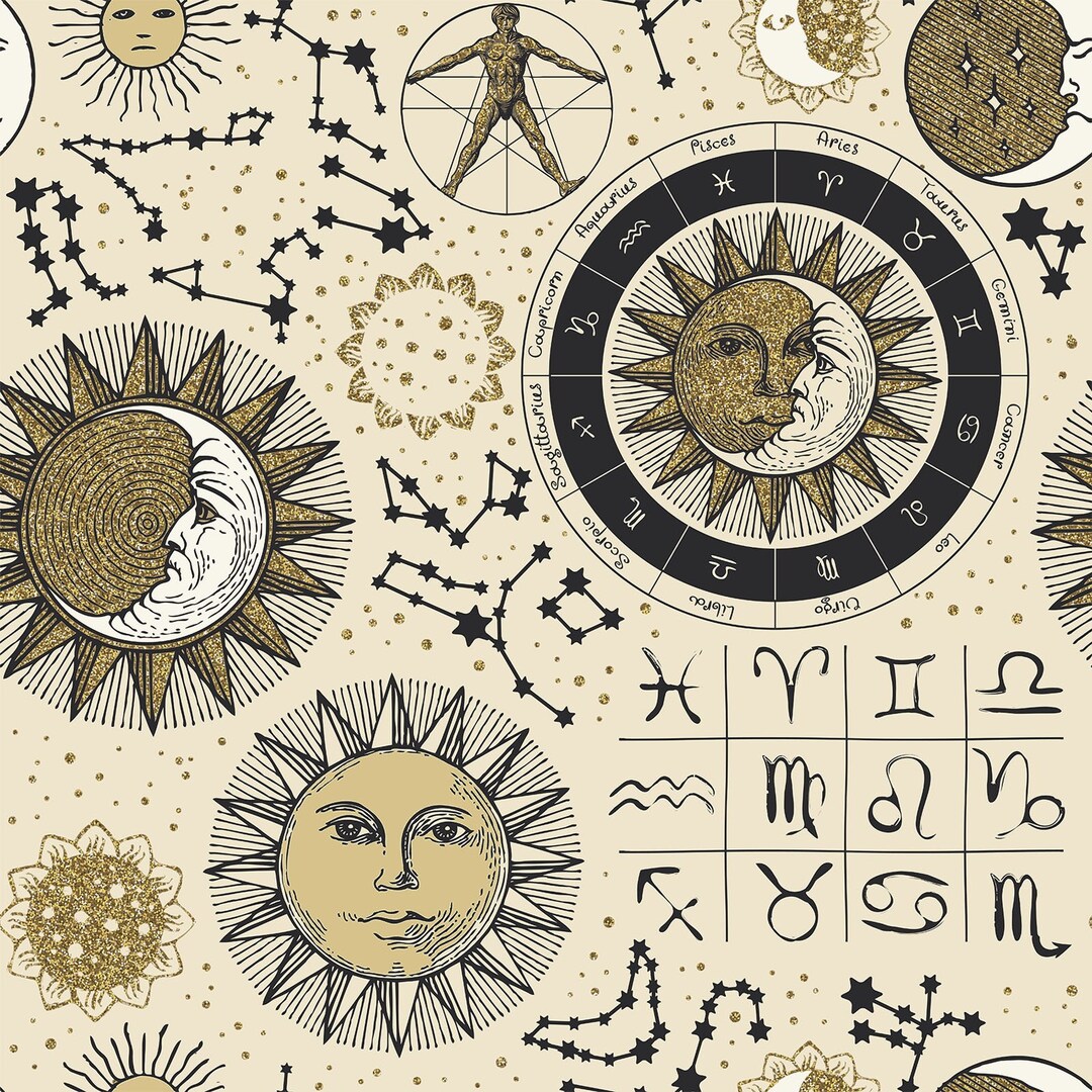 The Sun the Moon and the Stars - Celestial Signs Cream by Jason Yenter ...