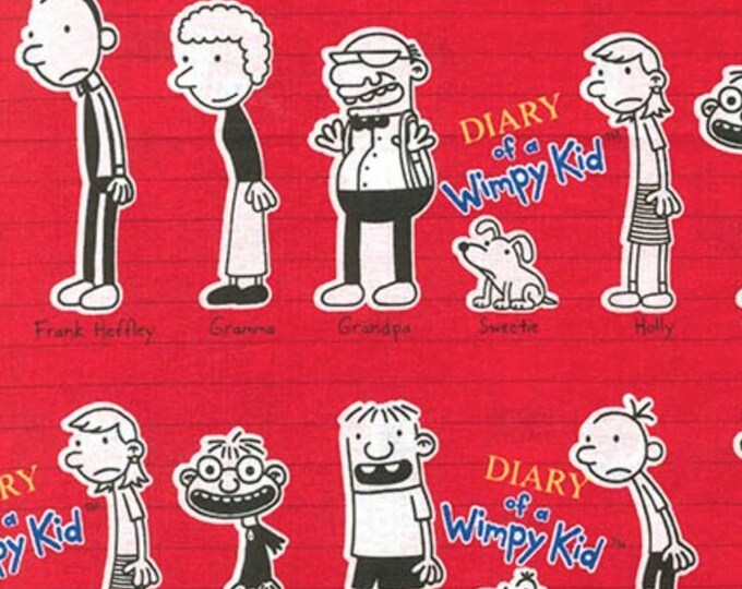 SALE - Diary of a Wimpy Kid - Characters Red by Wimpy Kid, Inc. From ...