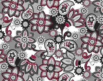 Peony Fabric Bloom rose by Nouveau Bohemian Floral Peony - Etsy