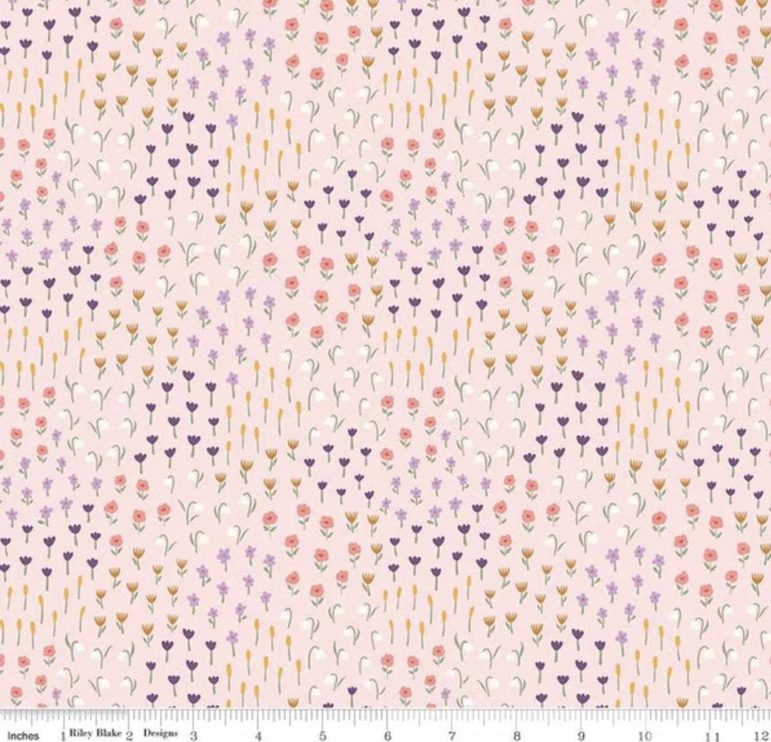 Let It Bloom - Meadow Pink From Riley Blake Fabric - Etsy