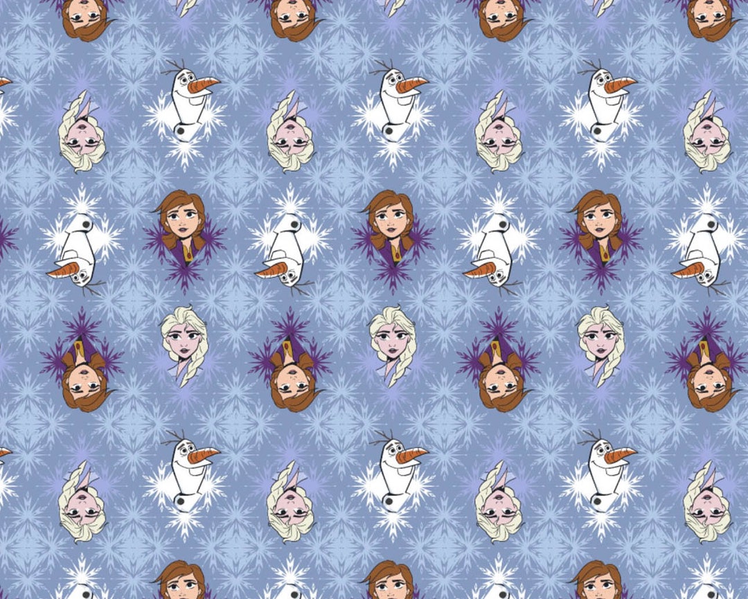 Frozen II FLEECE - Characters by Disney From Springs Creative Fabric - Etsy