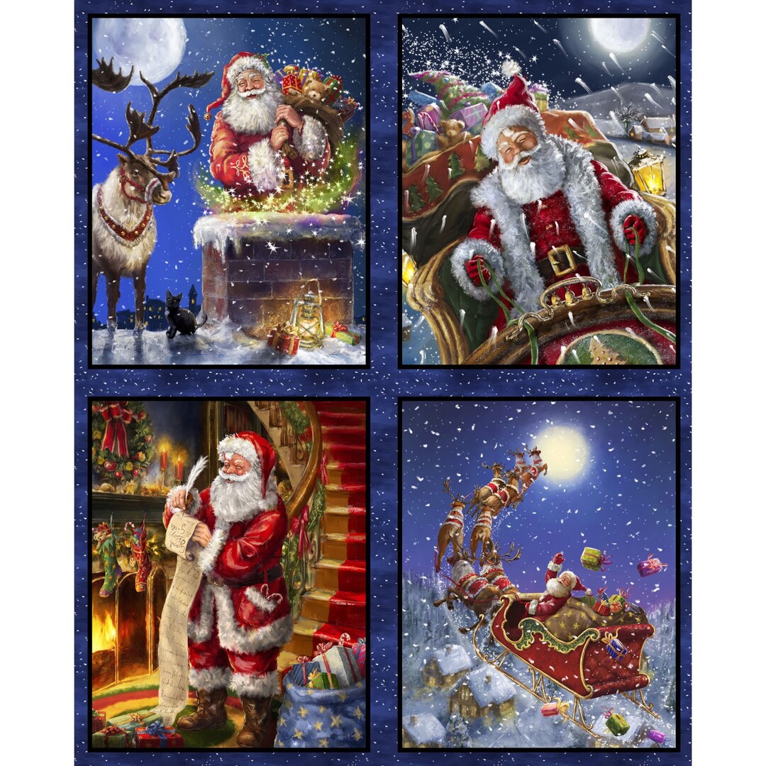 Christmas Eve Journey - Santa’s Journey PANEL 36 Inches From 3 Wishes ...
