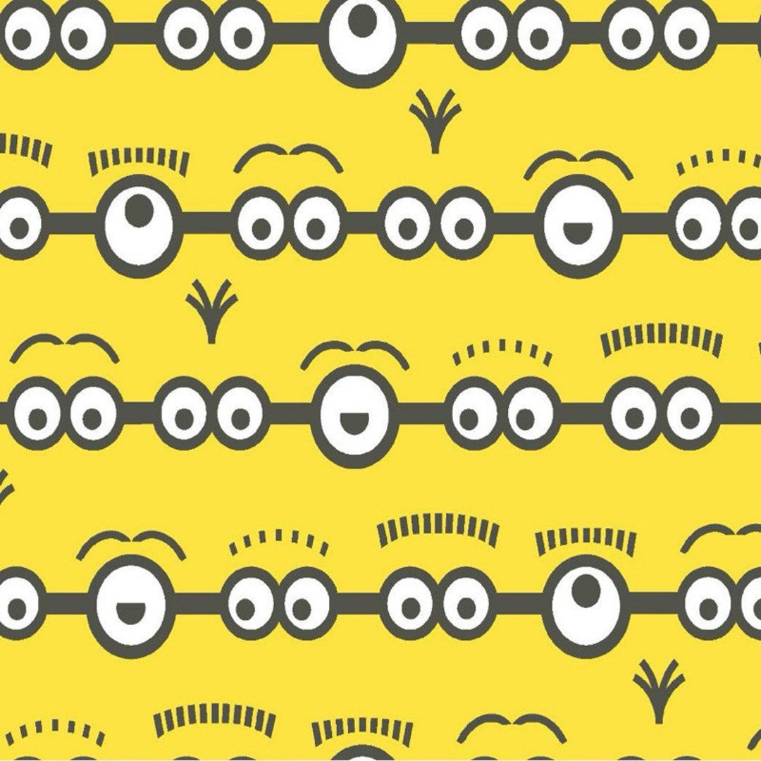 Minions Eyes Yellow From Springs Creative Fabric - Etsy