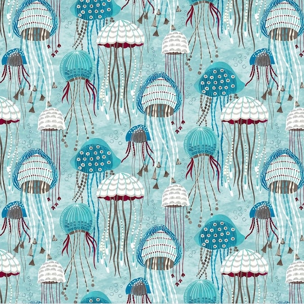Jellyfish Fabric - Etsy