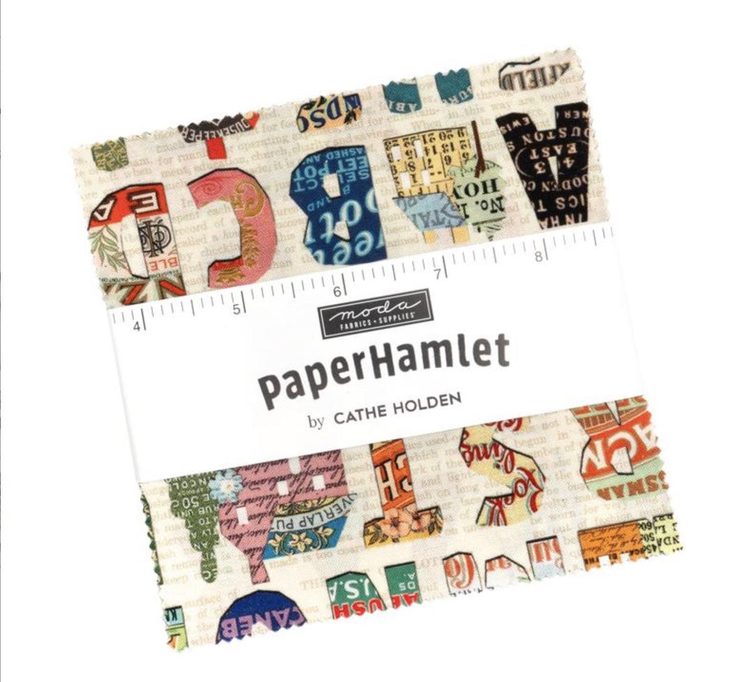 Paper Hamlet CHARM Pack by Cathe Holden From Moda Fabrics - Etsy