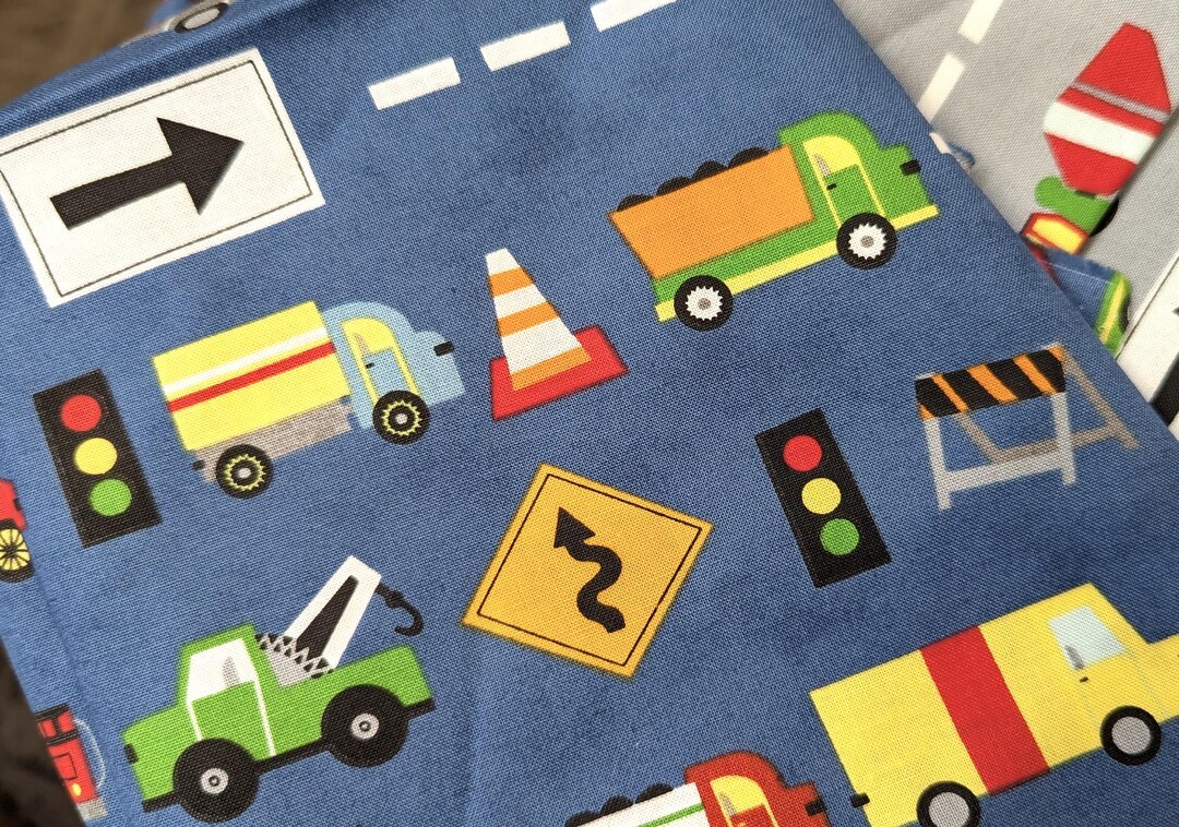 Ten Little Things - Vehicles Blue From Moda Fabrics - Etsy