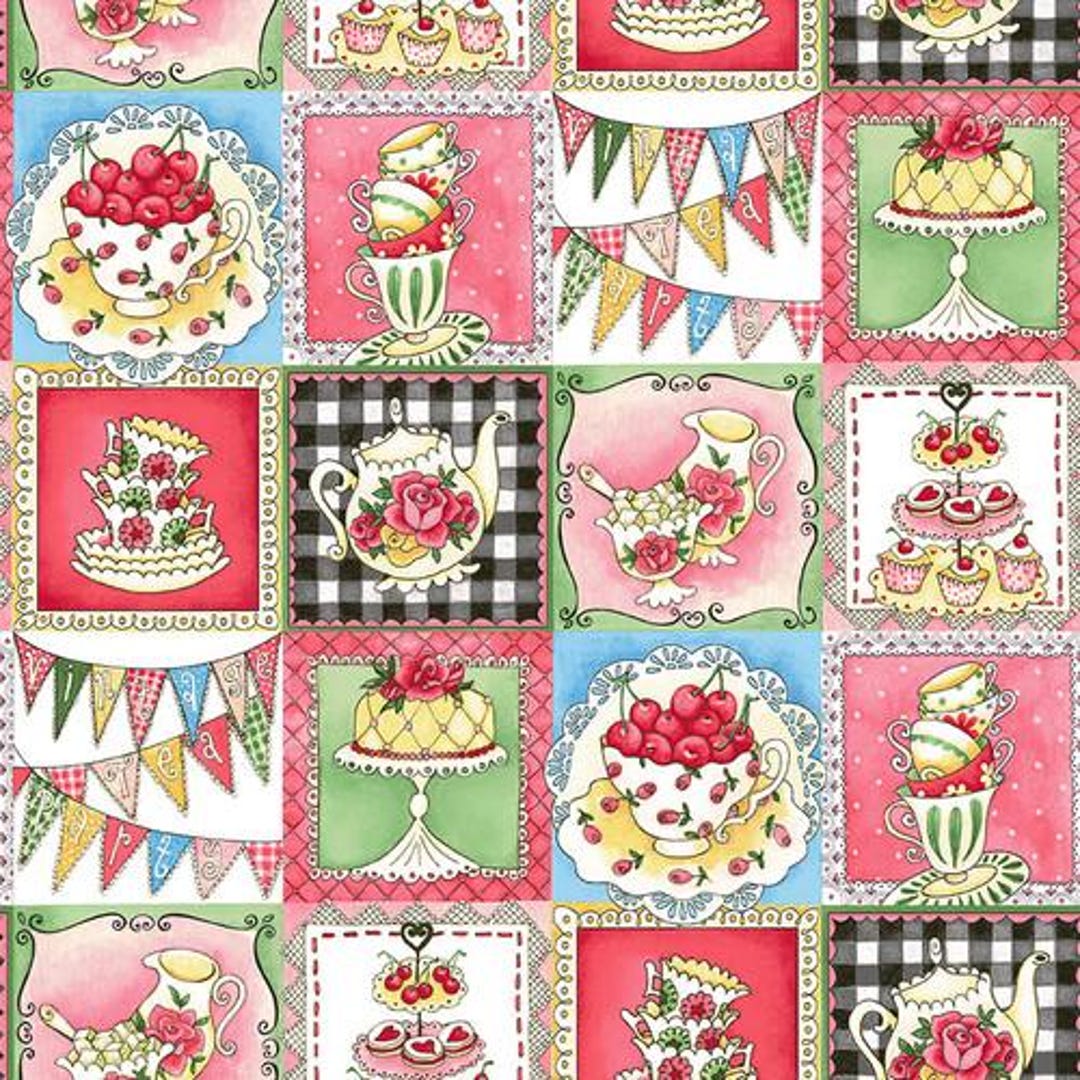 Let's Bake - Baked Goods Blocks Multi From Studio E Fabrics - Etsy