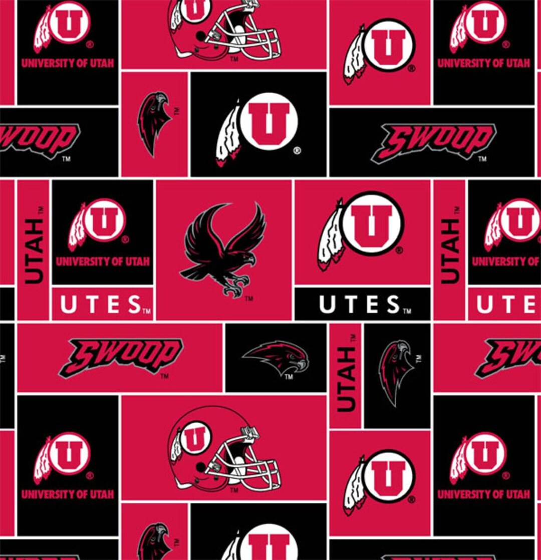 College FLEECE - Utah From Sykel Fabric - Etsy