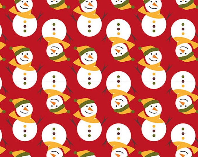 SALE Christmas Characters Red Snowman From Fabric Freedom - Etsy