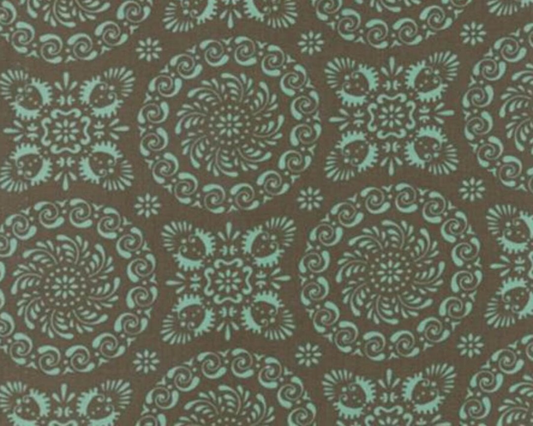 Rambling Rose Dove Tan Medallion by Sandy Gervais From Moda - Etsy