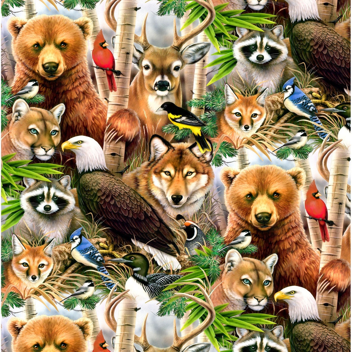 Wildlife Refuge Packed Animals by Howard Robinson From - Etsy