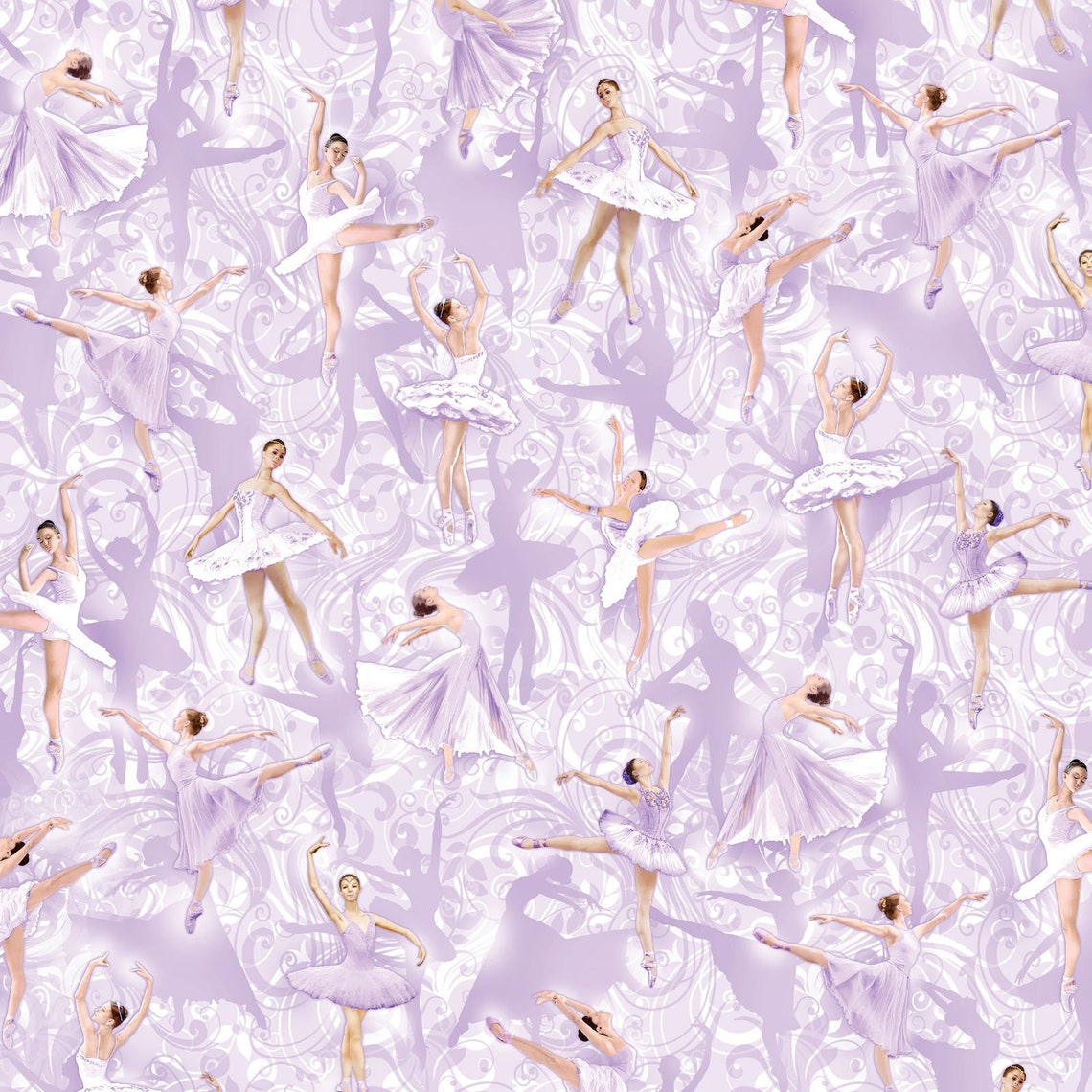 Prima Ballerina Pearl Ballet Lilac From Kanvas Studio Fabric | Etsy