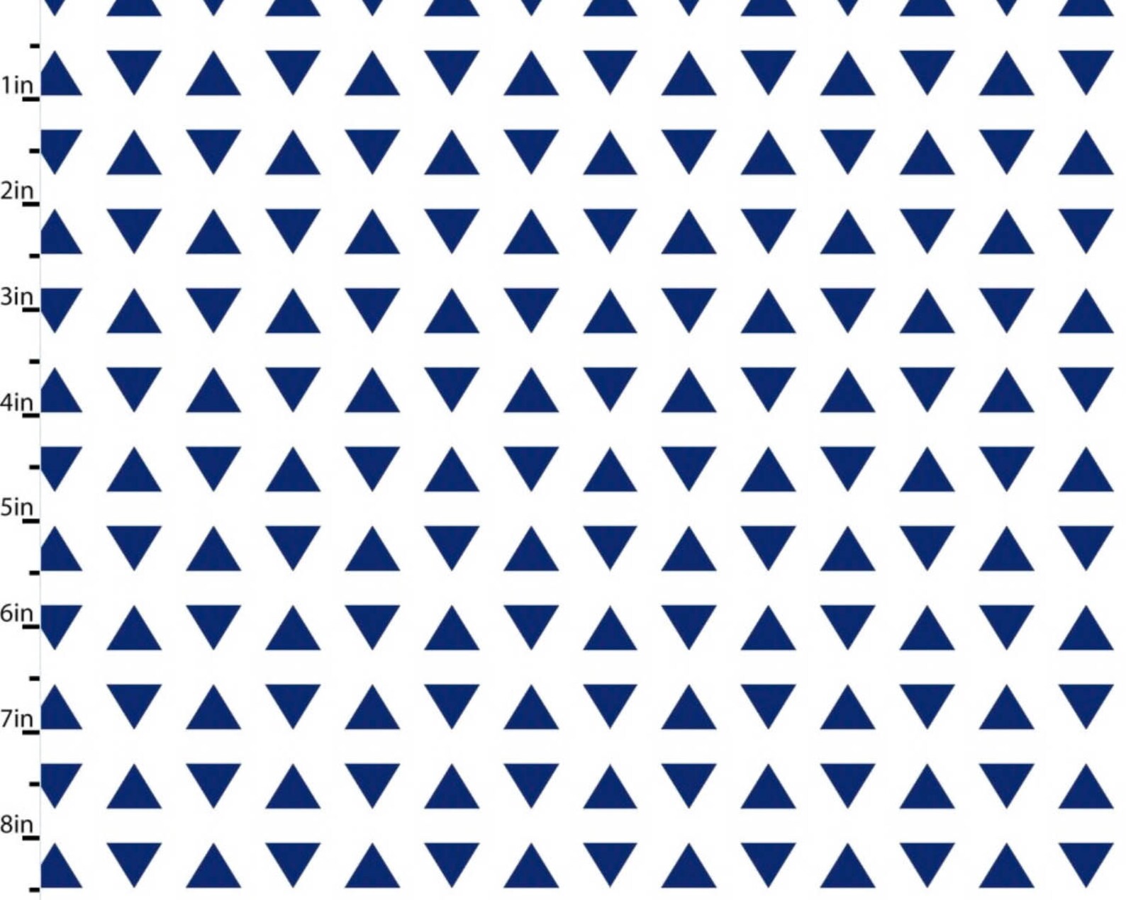 Geo Set Navy Triangles From 3 Wishes Fabric - Etsy