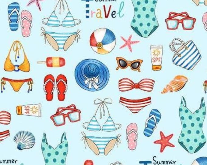 Swimmers Blue Pool Lanes Fabric Freestyle Swimming Ladies // Blue by ...