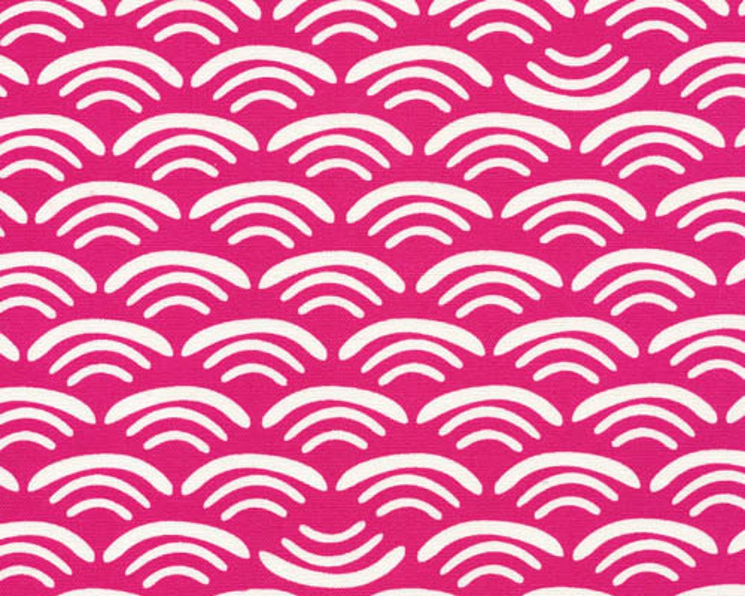Koi - Smile and Wave - Rose CANVAS From Cloud 9 Fabrics - Etsy