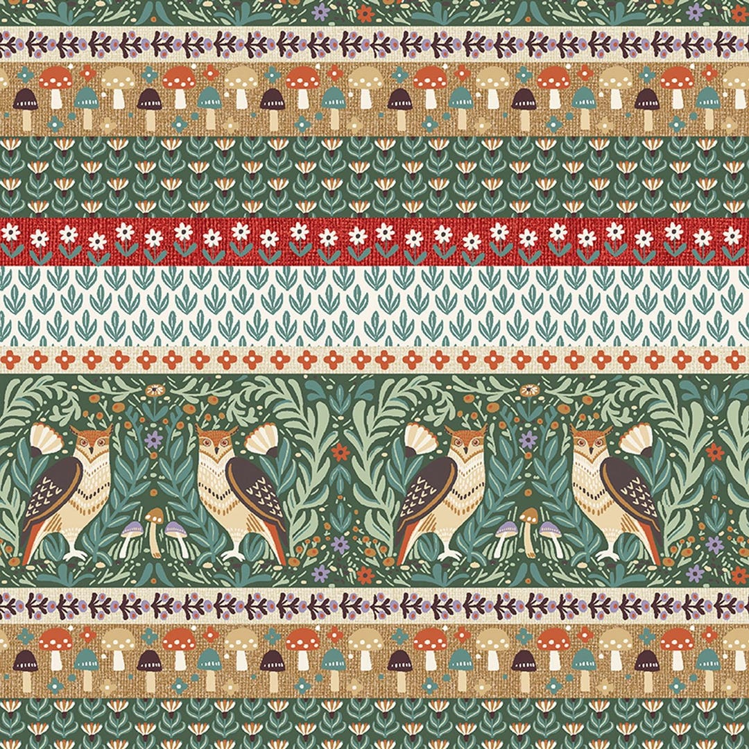 Cottage Core - Stripe Multi by Jessica Flick From Benartex Fabrics - Etsy