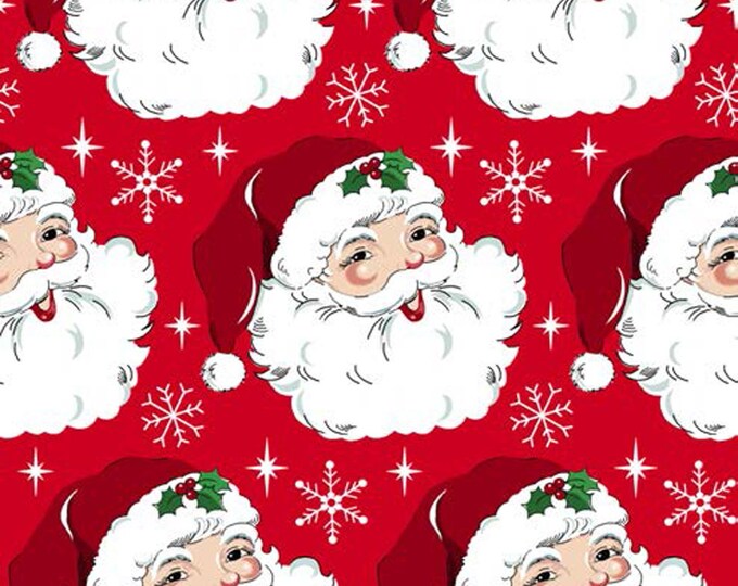 Christmas Cotton - Santa Red From Fabric Traditions Fabric - Etsy