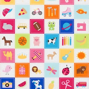 I-spy Panel - Spring by Ann Kelle From Robert Kaufman Fabric - Etsy