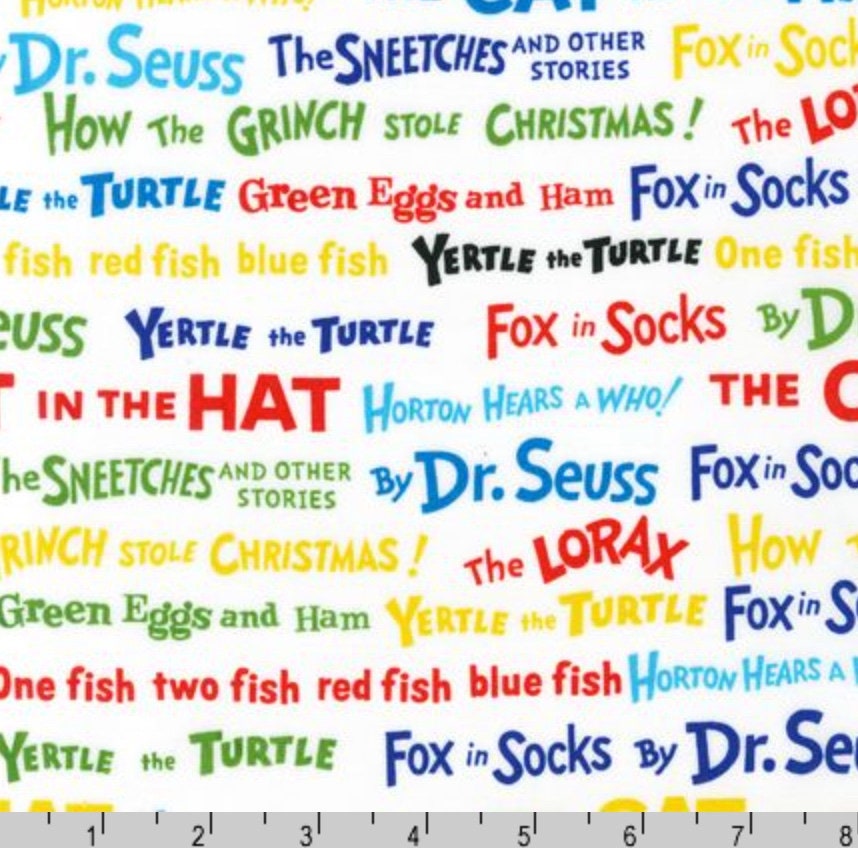 Dr Seuss Spelling List
