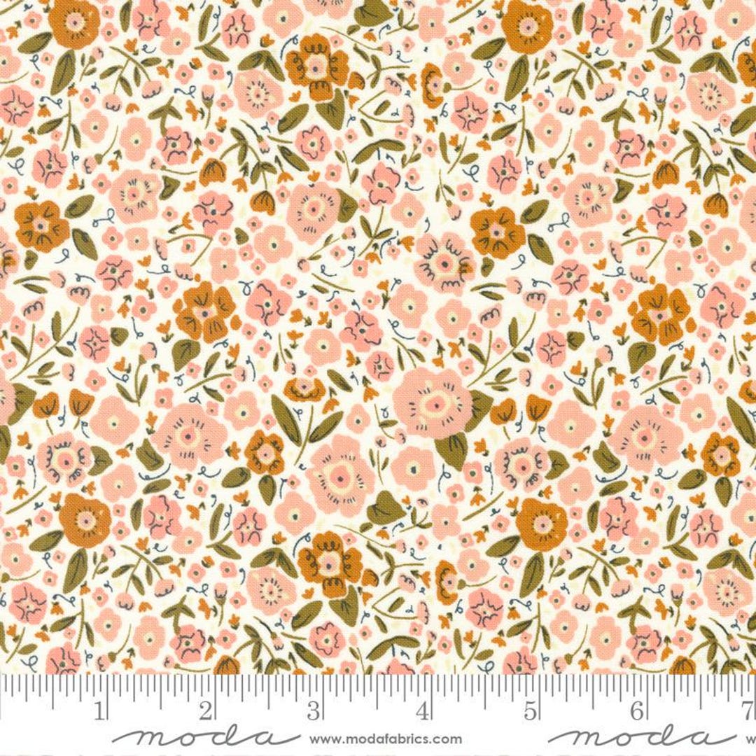 Quaint Cottage - Calico Small Floral Cloud 48374 11 From Moda Fabrics ...