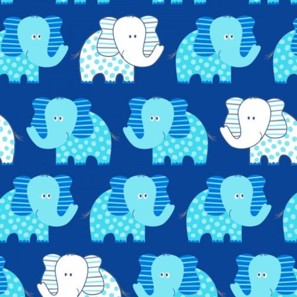 Aqua Elephant - Etsy