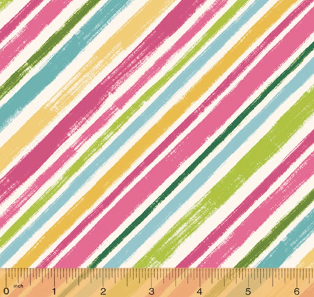 Catnip - Diagonal Stripes 5 by Janelle Penner for Whistler Studios From ...