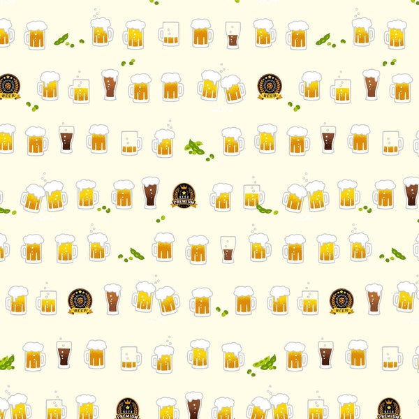 Beer Fabric - Etsy