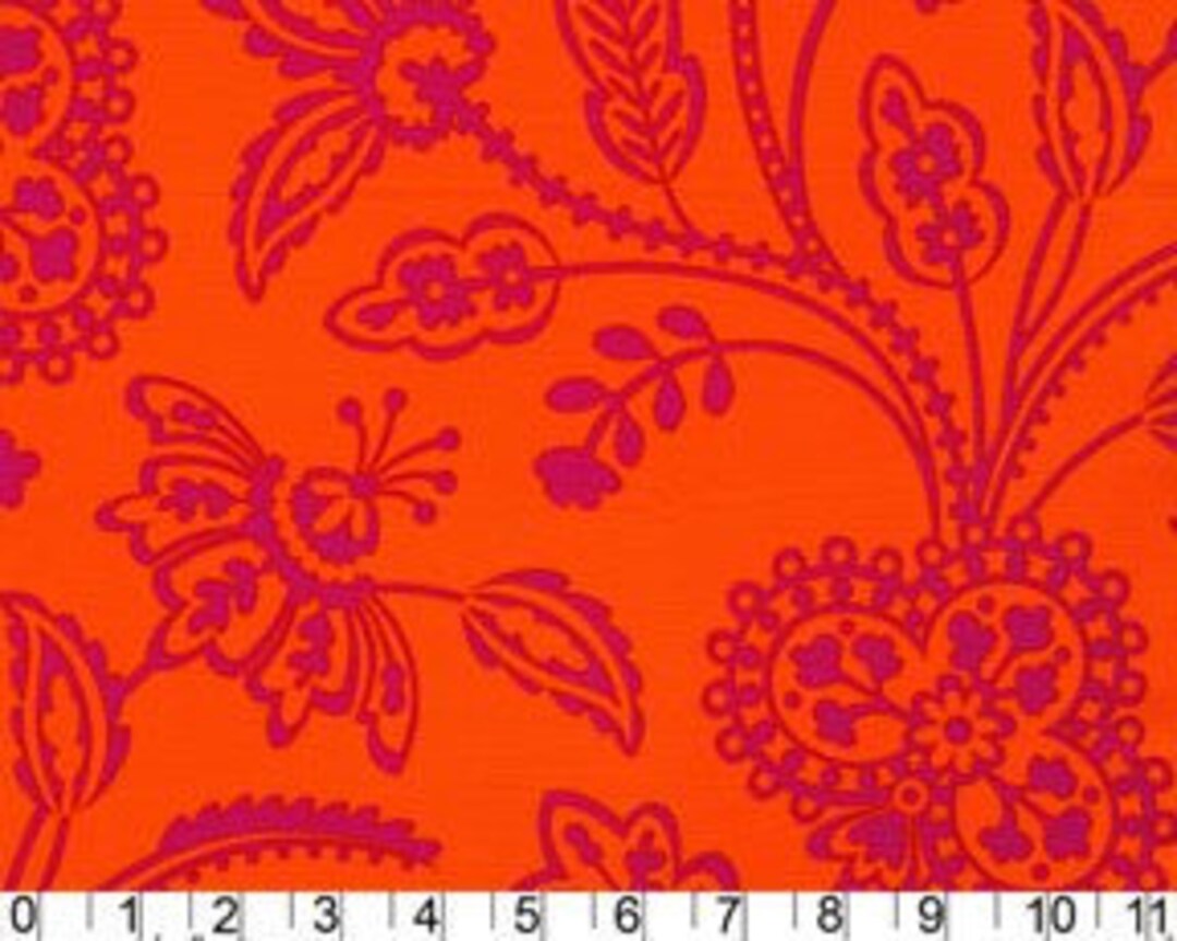 Garden Floral Tonal - Orange From Michael Miller - Etsy