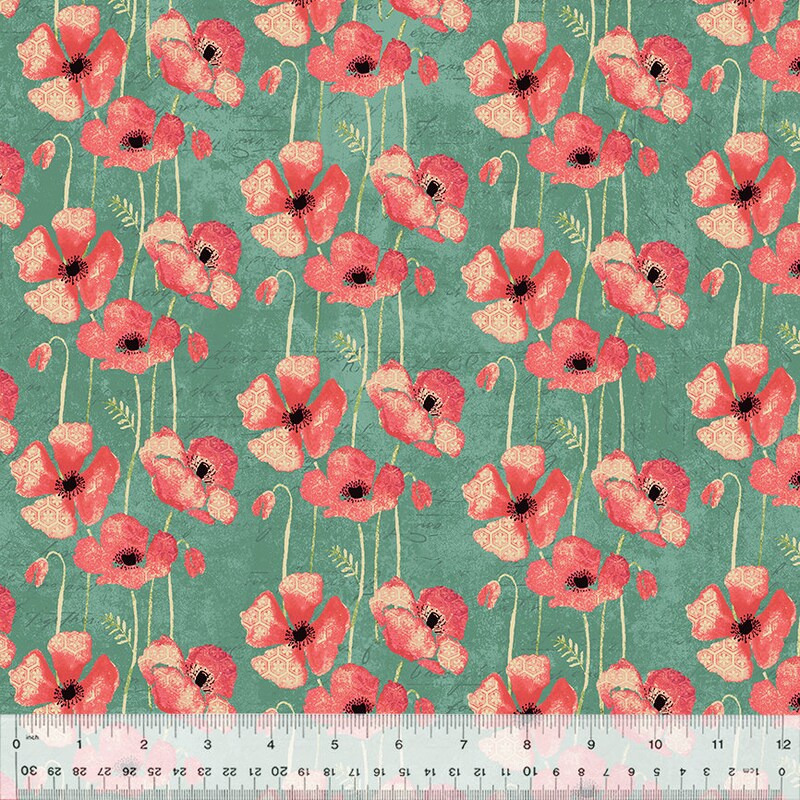 Poppy Fabric - Etsy