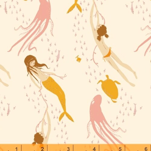 Heather Ross 20th Anniversary Underwater Sister Mermaid From - Etsy