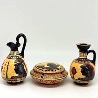 Jason Medea and the Golden Fleece Ceramic Vase Pot Pottery Greek ...