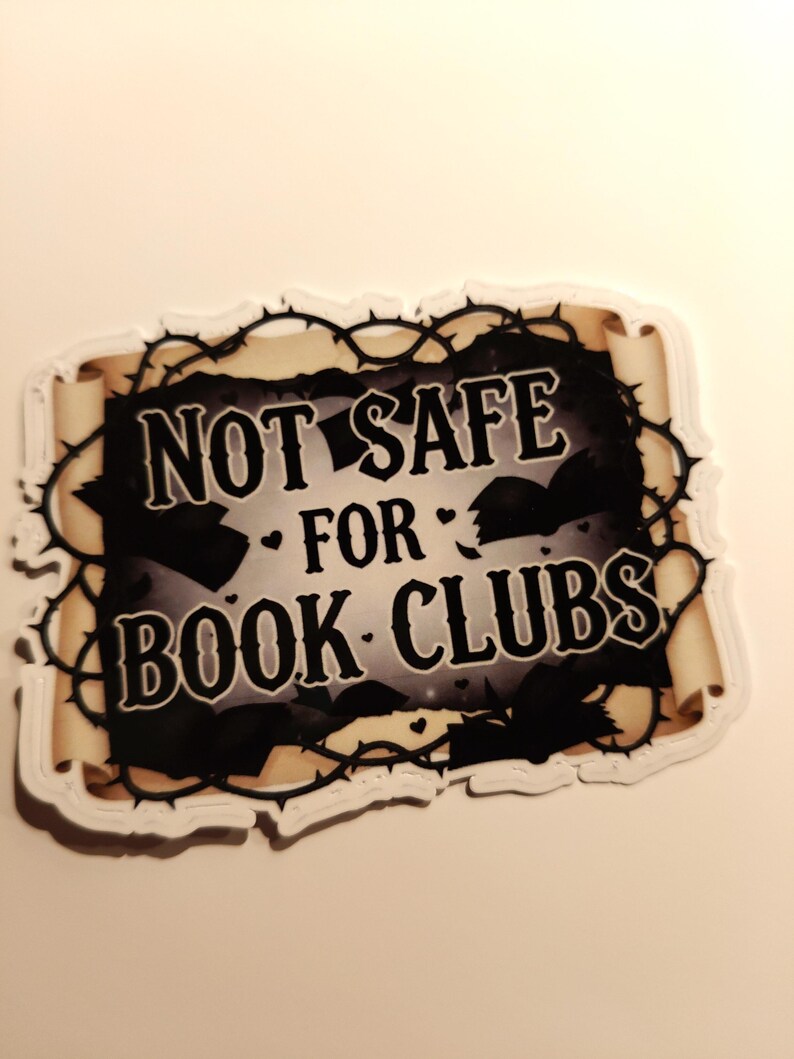 Dark Romance Reader Sticker Pack | Bookish Vinyl Decals - Etsy
