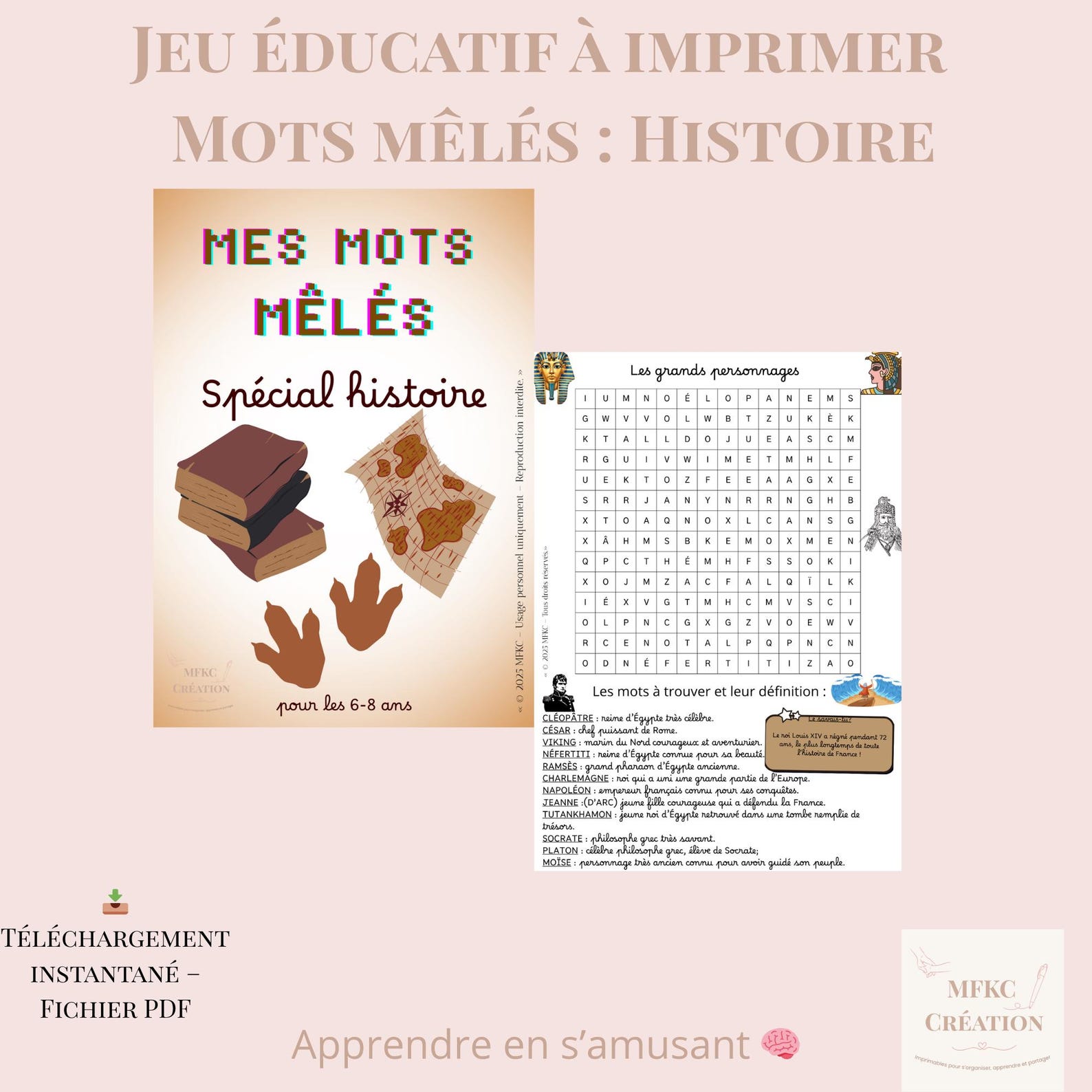 Printable Story Word Search – Educational PDF Game for Ages 6-8 – Fun ...